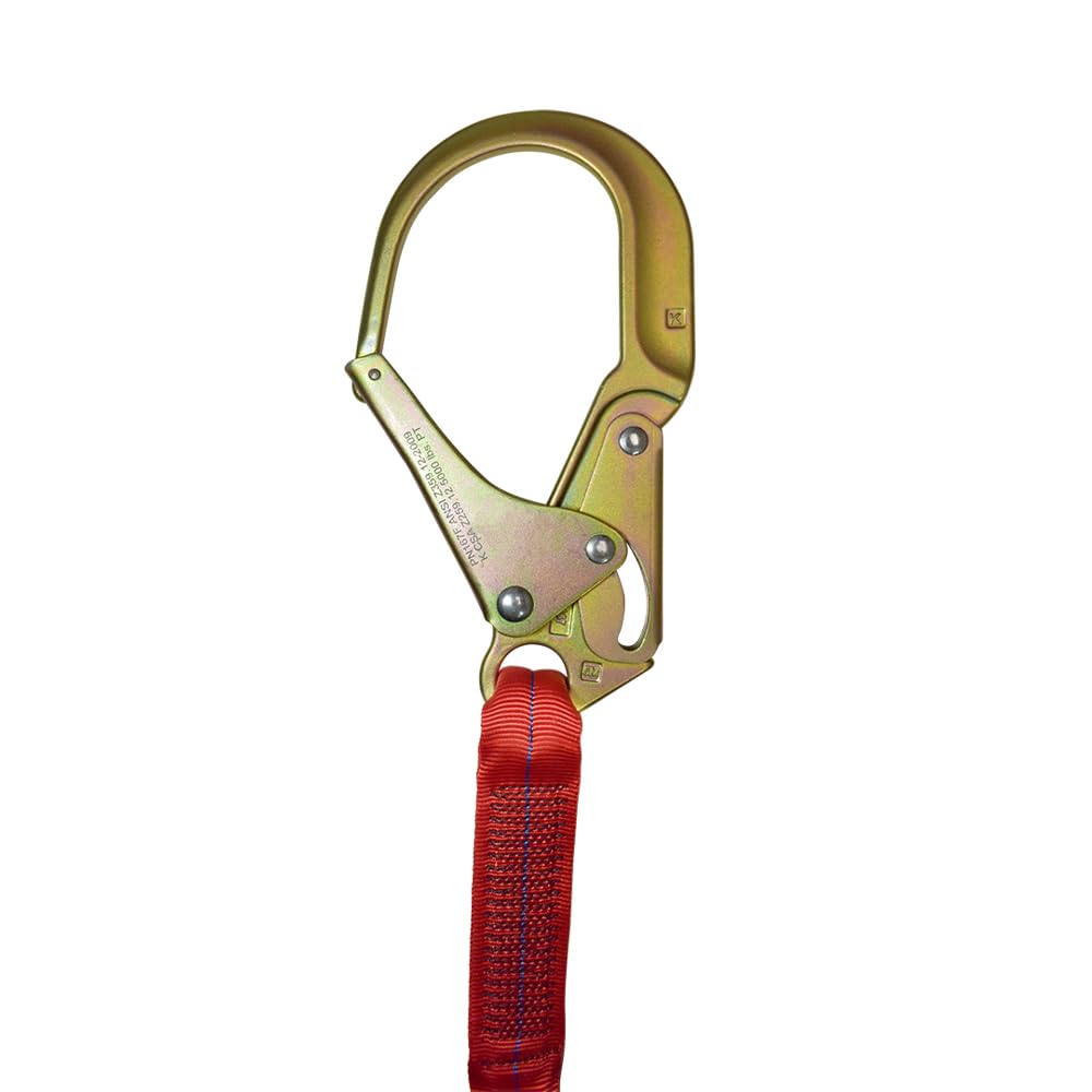 Liberty Line Eagle Twin Leg 100% tie-Off Internal Design Shock Absorbing Lanyard with snap Hook and rebar Hooks (ANSI)