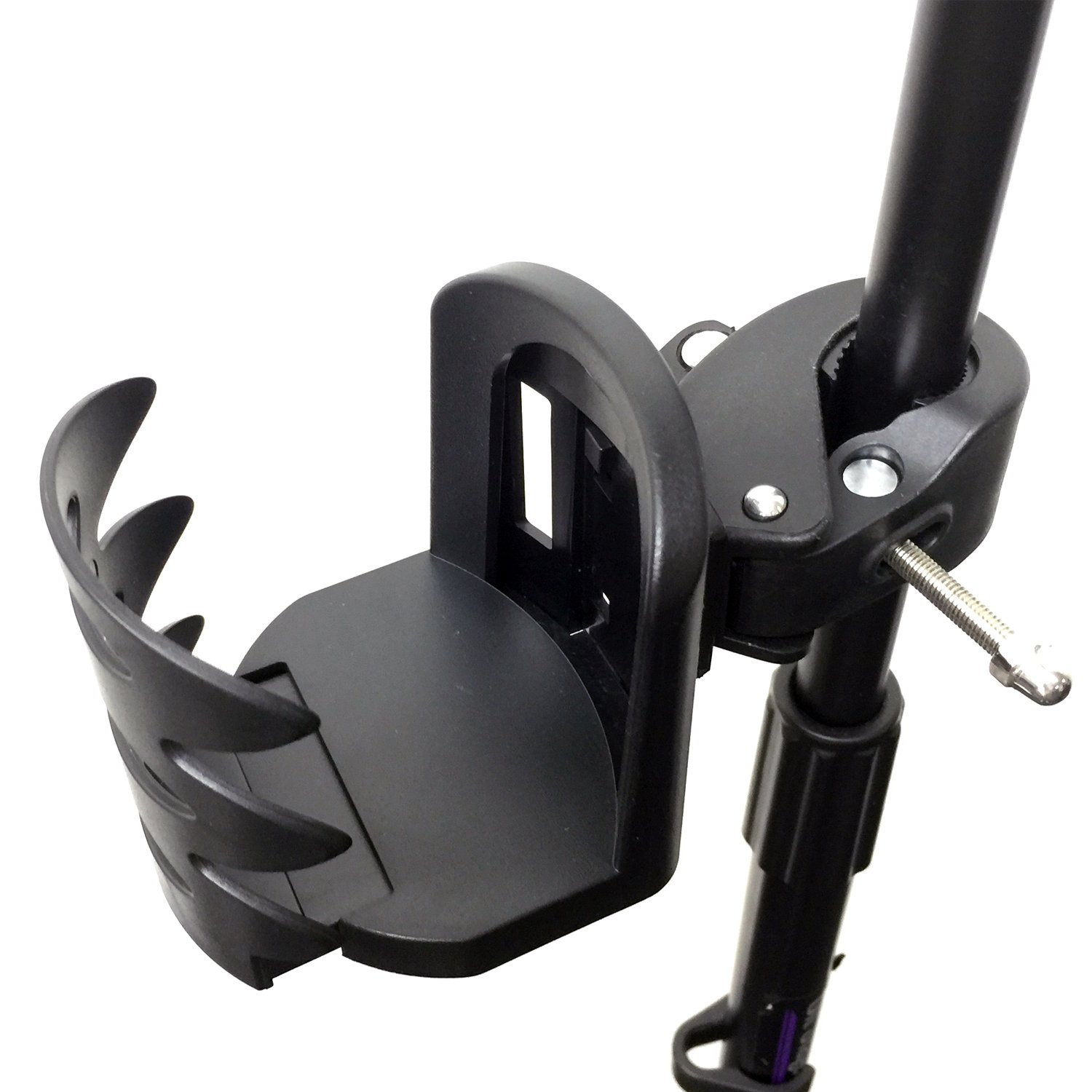 ChargerCity 360° Rotation Musician Drinks Water Cup Holder Clamp Handle Bar Pole Clamp Mount for Music Instrument Mic/Boom Microphone Stand (Fits all cup up to 2.75 inch)