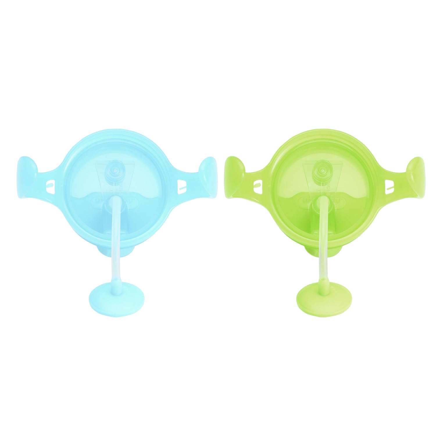 Munchkin Click Lock 7 Ounce Weighted Flexi-Straw Cup (2 Count, Green/Blue)