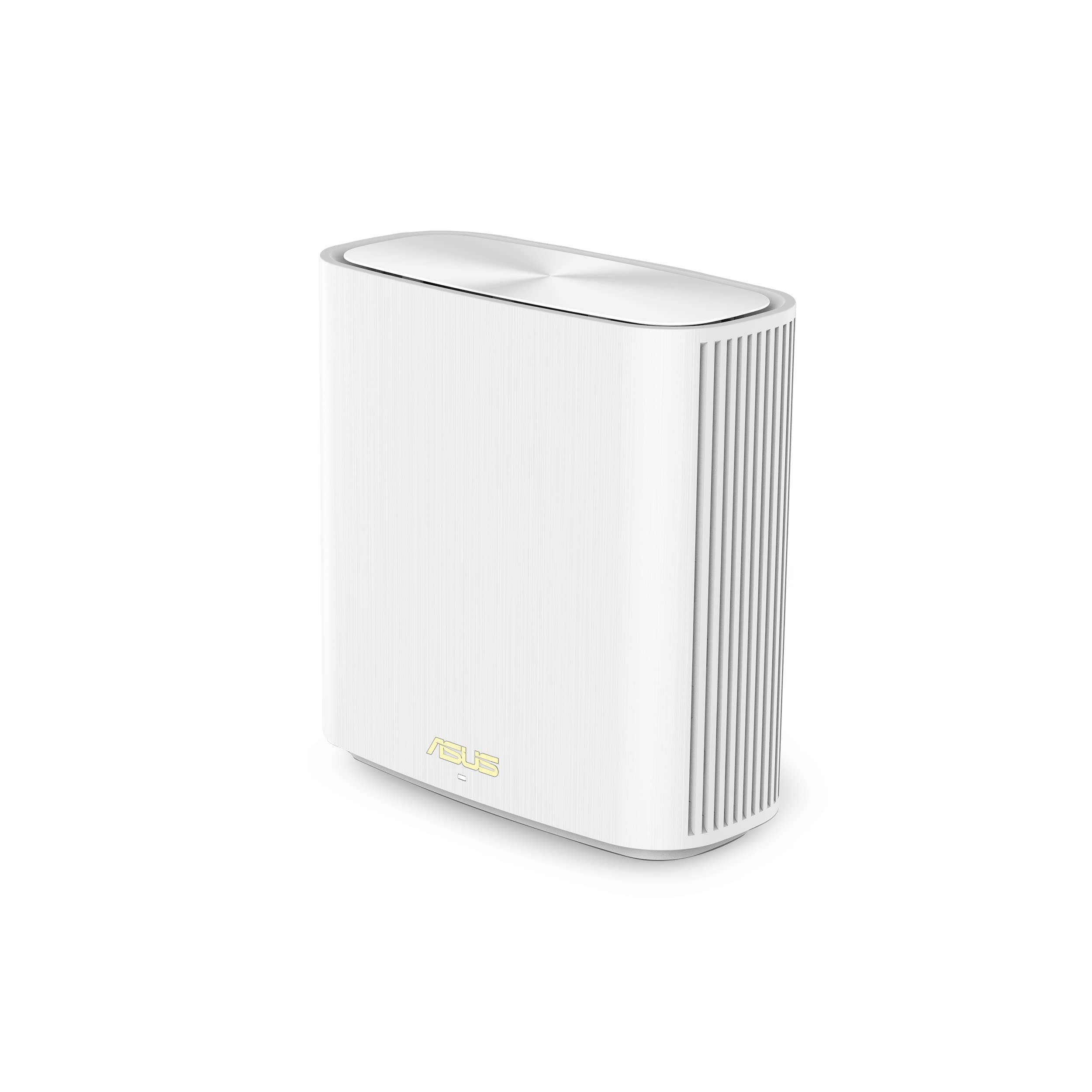 ASUS ZenWiFi Whole-Home Tri-Band Mesh WiFi 6E System (ET8 2PK) & ZenWiFi Whole-Home Dual-Band Mesh WiFi 6 System XD6 White - 1 Pack, Coverage up to 2,700 sq.ft & 4+ Rooms, 5400Mbps, AiMesh