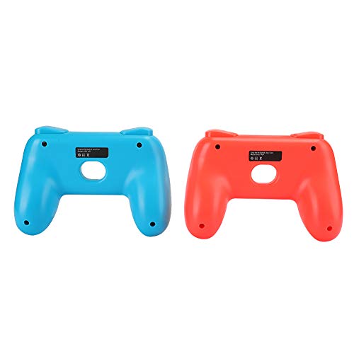 Games Grips, Joypad Protective Skin Made of ABS Material for Protect Your Controllers from Everyday Wear and Tear for Long‑Term Use(Red + Blue 2 Packs)