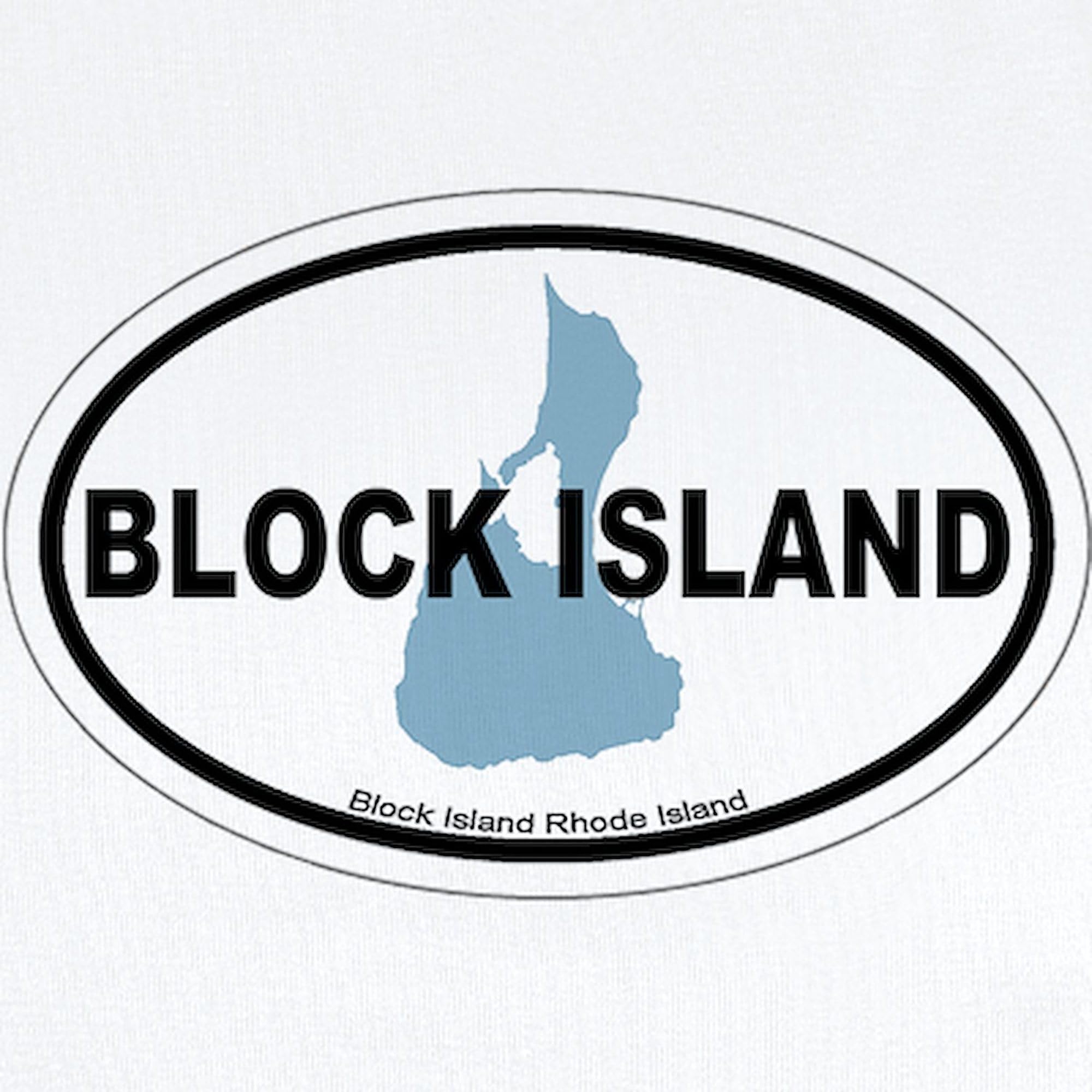 CafePress Block Island RI Oval Design. Infant Bodysuit Cute Infant Bodysuit Baby Romper Cloud White