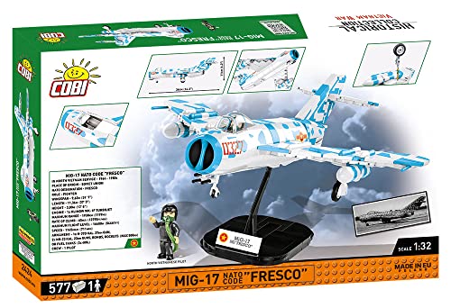COBI Historical Collection Vietnam War MIG-17 NATO Code Fresco (2424)