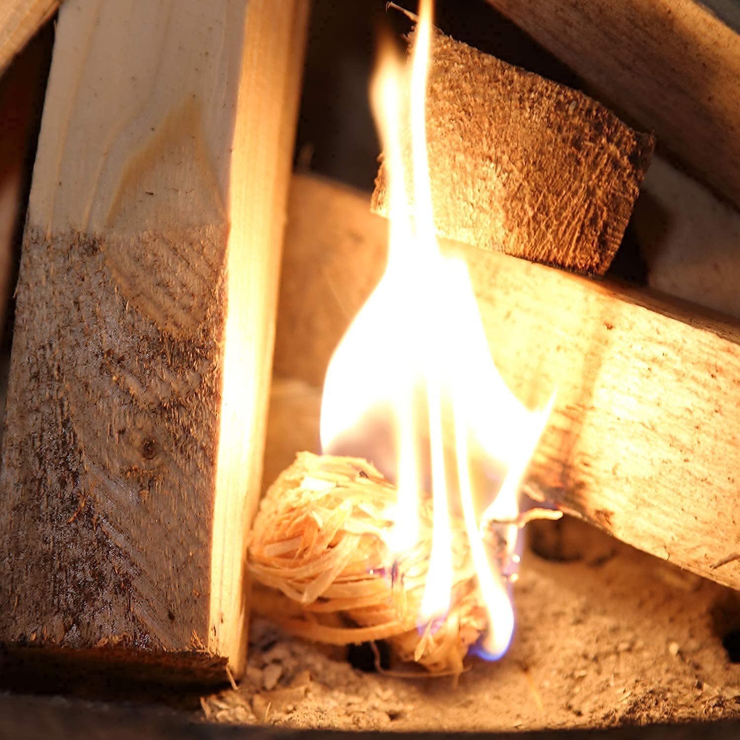 GreenSpark 100% Natural Firestarter, Fast Lighting, Long Burn, Waterproof, Safe for Indoor/Outdoor Use