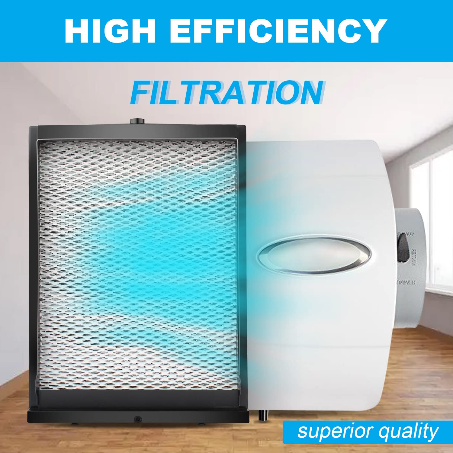 Aulpq Humidifier Maintenance Kit 4839 Fits for Aprilaire No.35 Water Panel Humidifier Replacement Filter,Fits for Aprilaire Whole Home Humidifier Models: 600, 600A, 600M