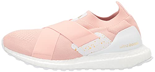 adidas Women's Ultraboost 5.0 DNA Running Shoe, Vapour Pink/Gold Metallic/White, 9