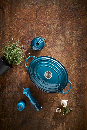 Le Creuset Enameled Dutch Oven Cast Iron Signature Oval Casserole, 31cm, 6.75 Qt, Marseille