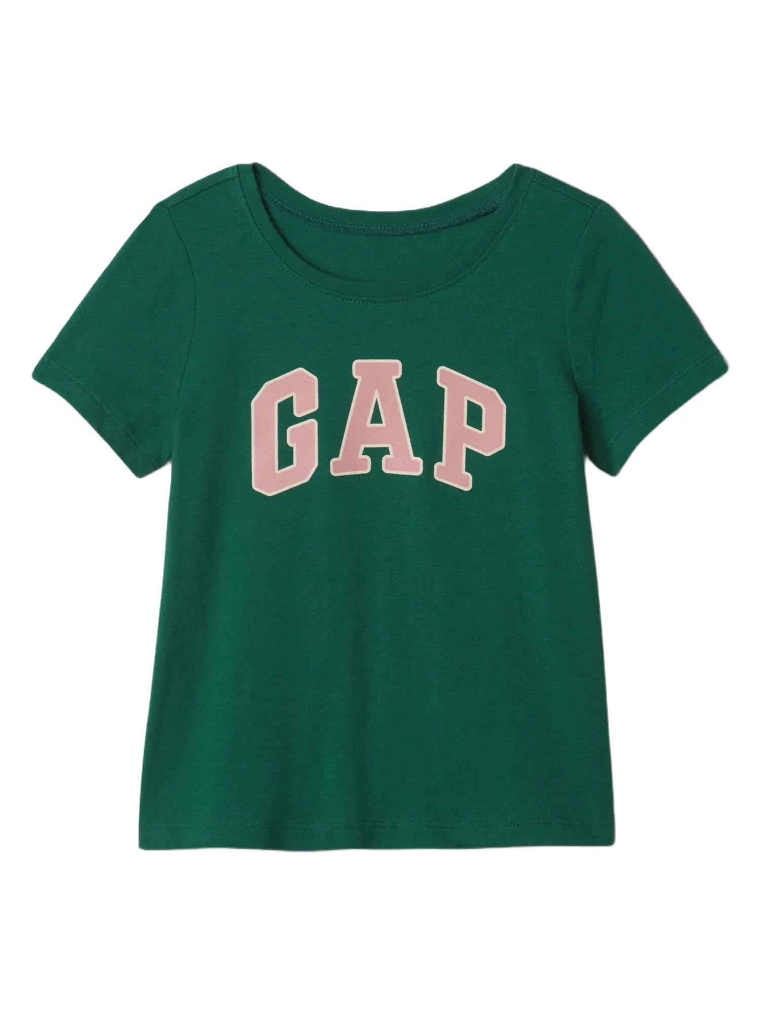 GAP Baby Girls Short Sleeve Logo T-Shirt T Shirt, Pure Pink, 3T US