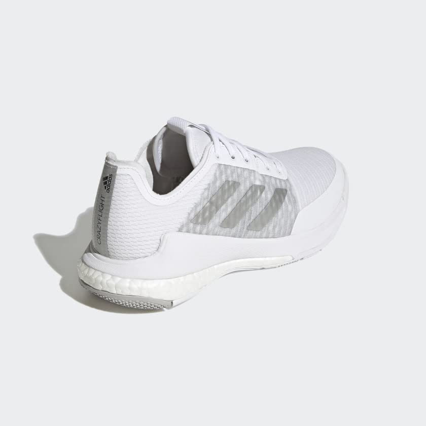 adidas Women's Crazyflight Volleyball Shoes, White/Royal Blue/White, 9.5