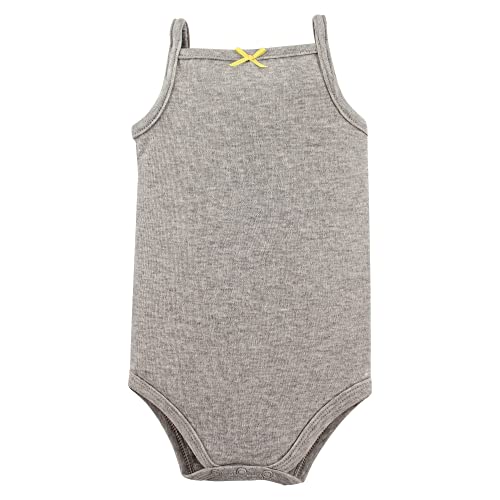Hudson Baby baby girls Cotton Sleeveless Bodysuits Bodysuit, Daisy, 0-3 Months US