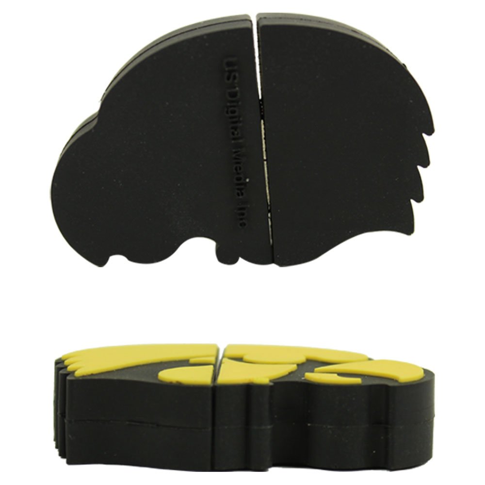 Flashscot NCAA Iowa Hawkeye Logo Shape USB Drive, Iowa, 16GB