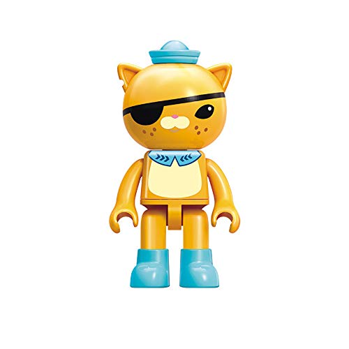 Enlighten for Age 6+ Building Block Ocean Adventure Octonauts GUP-B Tiger Shark Vehicle & Kwazii 113pcs Building Brick Set-No Package Box (3701)