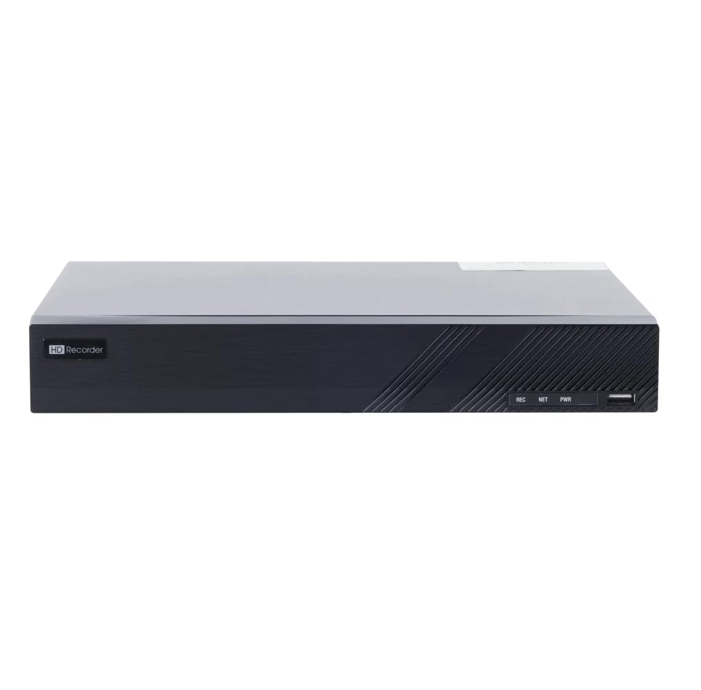 HDView 24CH Security 5in1 DVR/NVR: 16 Channel Up to 5MP TVI/AHD, 4MP CVI, 960H Cameras and Up to 24 Channel 5MP IP Cameras, H.265, Smart Intelligent Analytics,Surge Protection, Control Over Coax