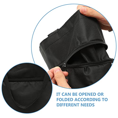 Collapsible Trolley Bag Folding Shopping Bag with Wheels Foldable Grocery Bag Laundry Bag