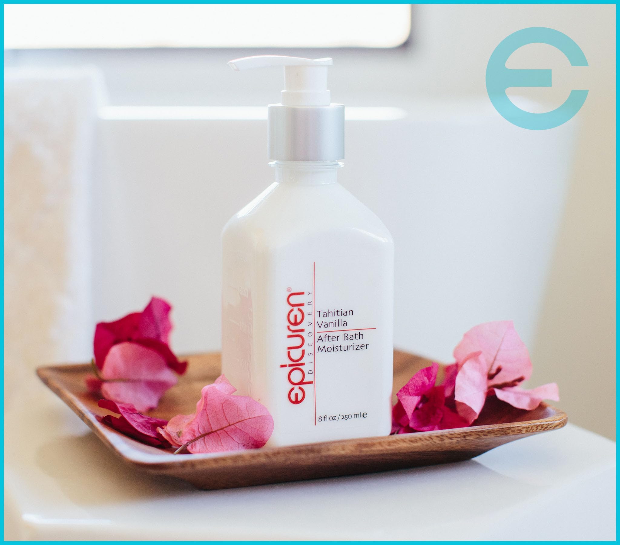 Epicuren Discovery Tahitian Vanilla After Bath Body Moisturizer, 8 oz.