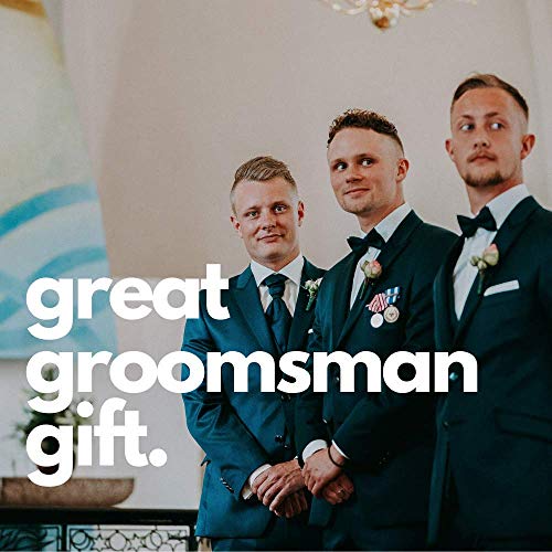 Personalized Engraved Watch Box Organizer for Men with Sunglasses Holder (Set of 5, Stamped Design), Monogrammed Jewelry Box - Unique Groomsmen Gifts for Wedding
