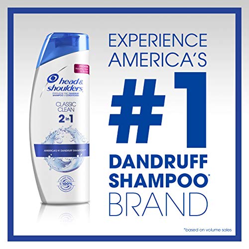 Head & Shoulders and Classic Clean AntiDandruff 2 in Shampoo and Conditioner, Lemon, 13.5 Fl Oz