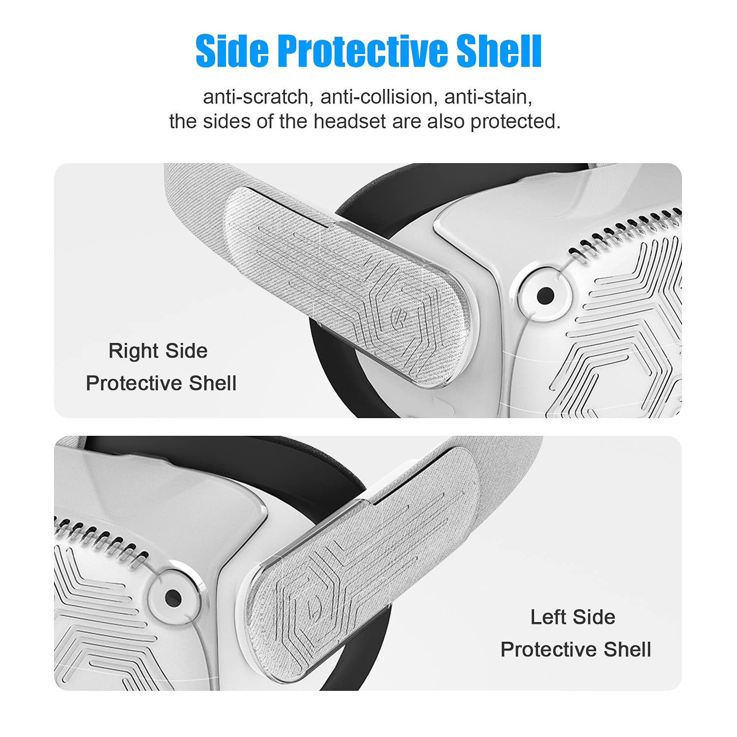 AMVR Touch Controller Grip Cover and VR Headset Protective Shell for Oculus Quest 2 Accessories