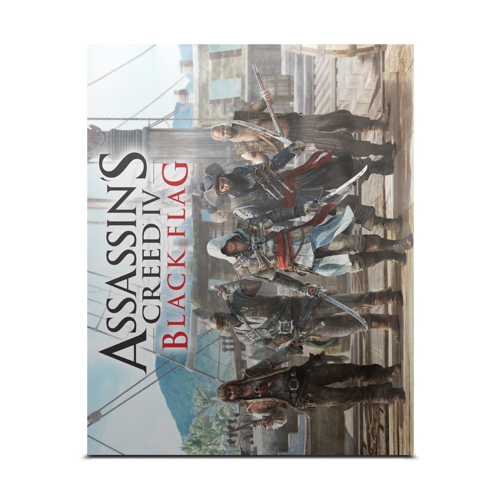 Head Case Designs Officially Licensed Assassin's Creed Group Key Art Black Flag Graphics Matte Vinyl Sticker Gaming Skin Decal Cover Compatible With Xbox One X Console