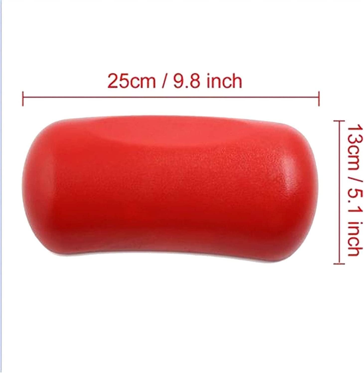 ADAPEY Bath Pillow, Bathtub Pillow Bath Pillow Ergonomic PU Foam Bathtub Pillow Bathtub Pillow Bathroom Headrest Bathtub Pillow with Suction Cup Bath Accessories