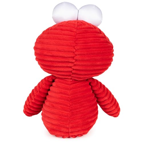 GUND Sesame Street Official Cuddly Corduroy Elmo Muppet Plush, Premium Plush Toy for Ages 1 & Up, Red, 10.5”