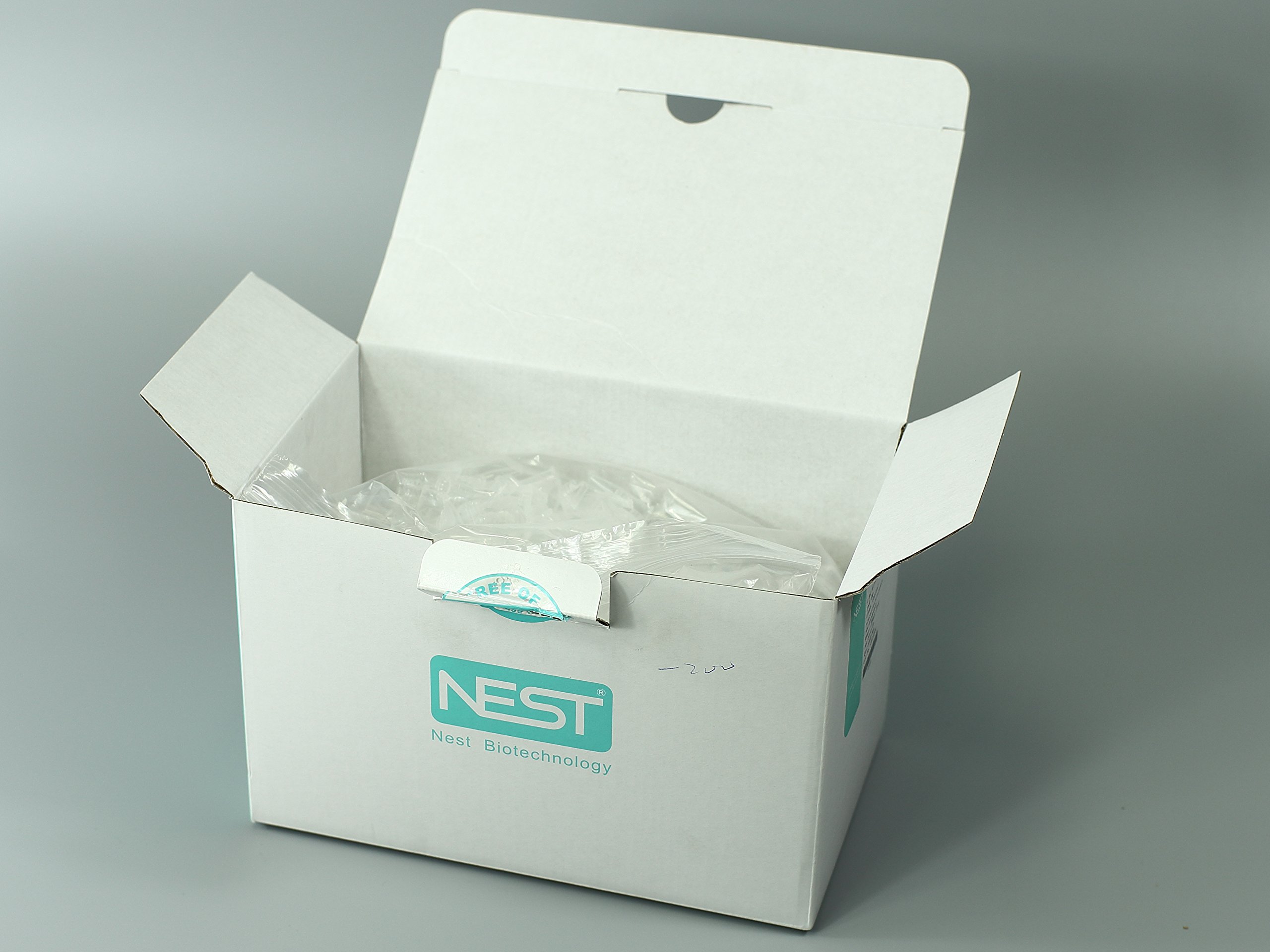 NEST Scientific 605601 Polypropylene Microcentrifuge Tube, Sterile, Conical, Lock Cap, 0.6 mL, Clear, 50 per Bag, 750 per Pack, 7500 per Case (Pack of 7500)