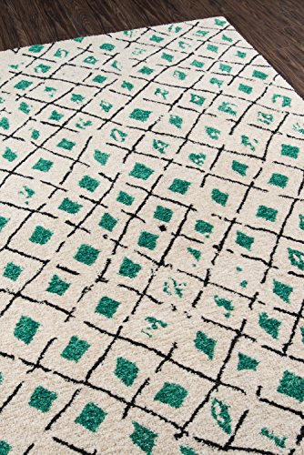 Novogratz by Momeni Bungalow Green Runner Area Rug 2'3" x 8'0"