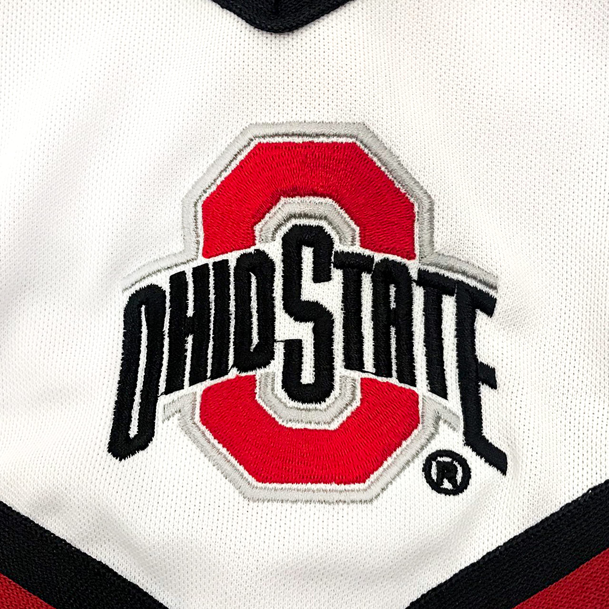 Little King NCAA Toddler/Youth Girls Team Cheer Jumper Dress-Ohio State-4T