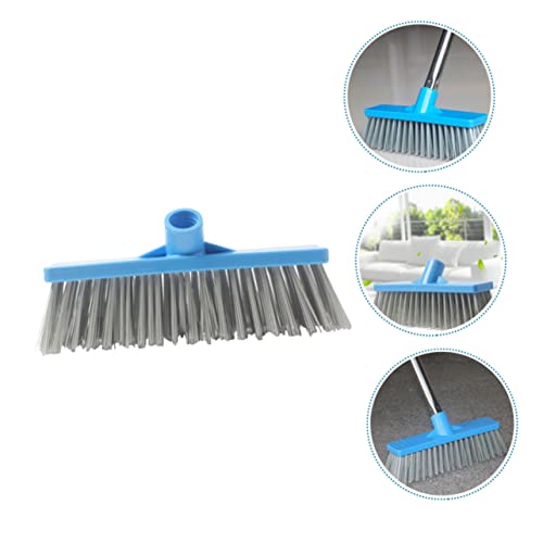 Asakkura 1pc Brooms Multi-Purpose Deck Broom Heavy Rough Indoor Premium Swimming Surface Tile Wall Cleaning Long Stiff Brush Soft for Sweeper Plastic Tub Bristles Floors Accessory