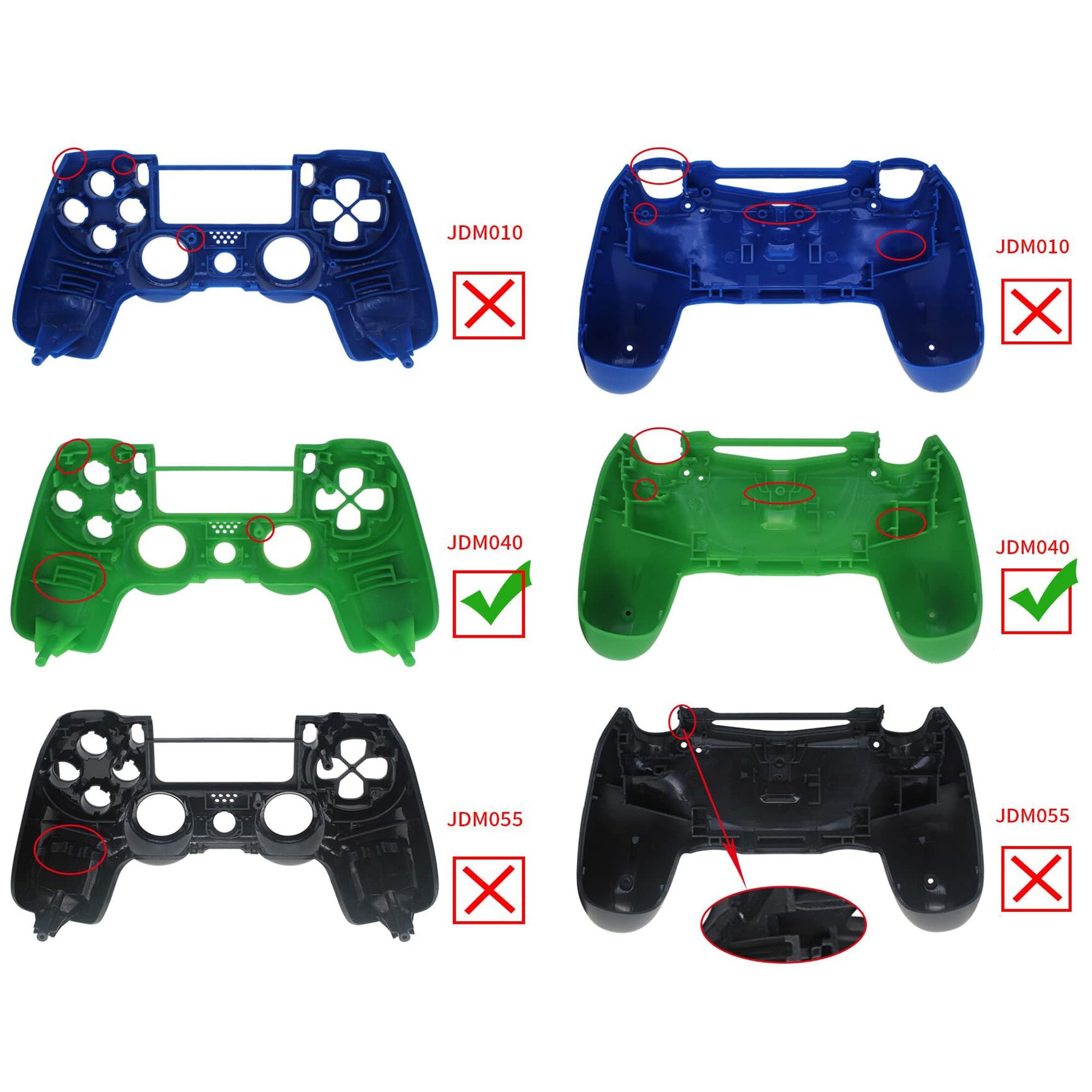 WPS Hydro Dipped Controller Case Collection Full Housing Shell + Full Buttons for PS4 Playstation Slim Pro (JDM-040) Controller (Camouflage Galaxy)