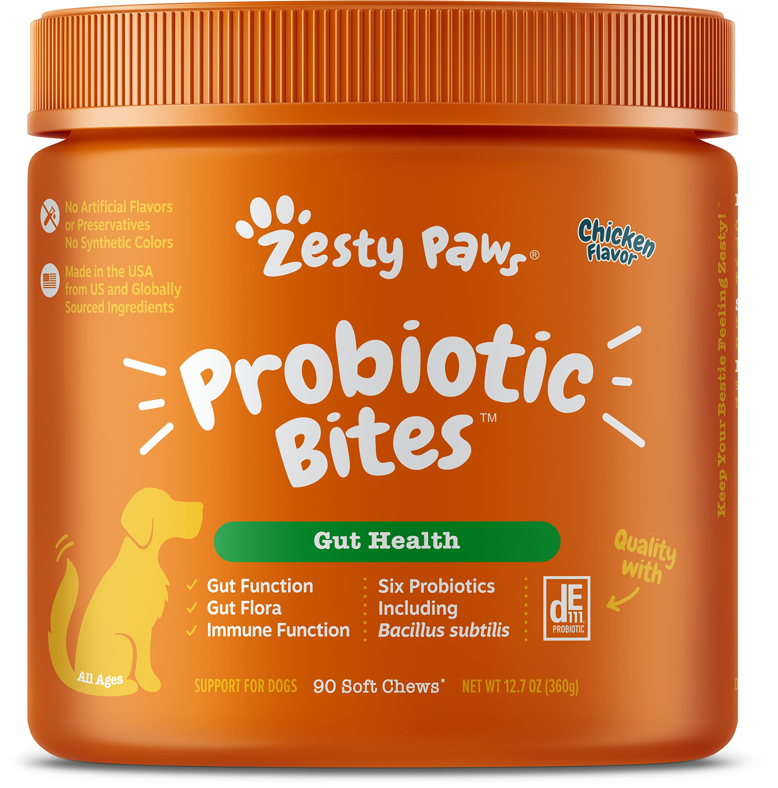 Multifunctional Supplements for Dogs - Glucosamine Chondroitin for Joint Support + Probiotics for Dogs - Probiotics for Gut Flora, Digestive Health