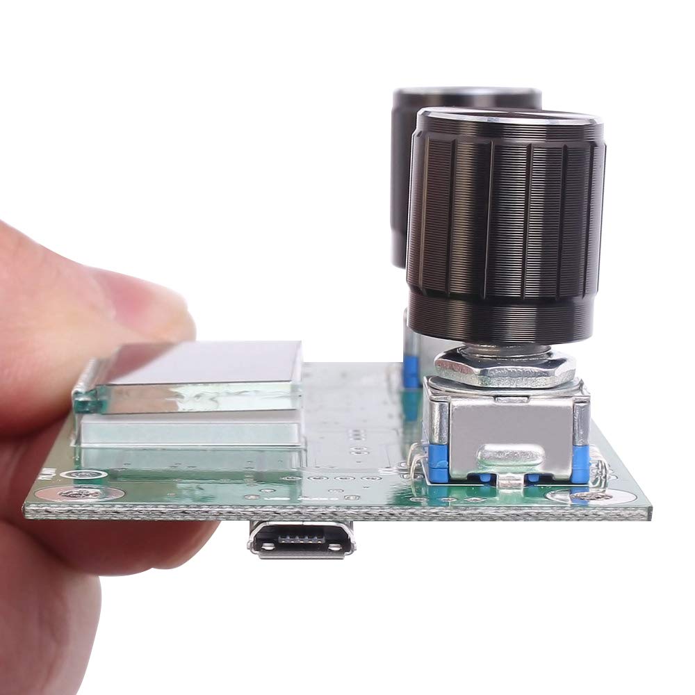 Digital FM Receiver Module, Icstation Radio Receiver Module Digital Stereo Board LCD Display DSP PLL 76.0MHz-108.0MHz Green