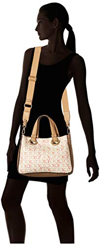 Calvin Klein Lucia Novelty Shopper, Cherub White Multi Painted Linear