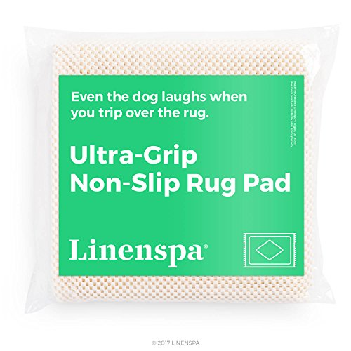 Linenspa Ultra Grip Non Slip Rug Pad - Heavy Duty Area Rug Gripper for Any Floor Surface - 4 x 6 Feet