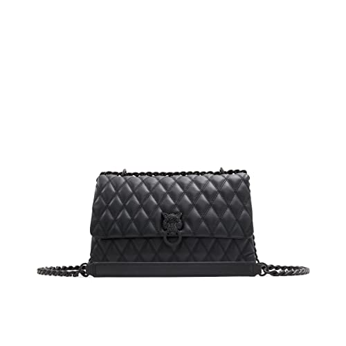 ALDO Women's Quilted Cross Body Bag, Other Black