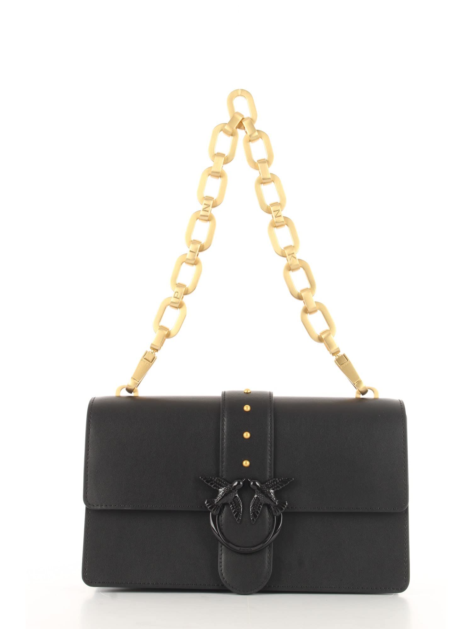 Pinko 1P22AN.Y7GK Z99 NERO LIMOUSINE Leather Goods Bag Woman, Black, Onesize