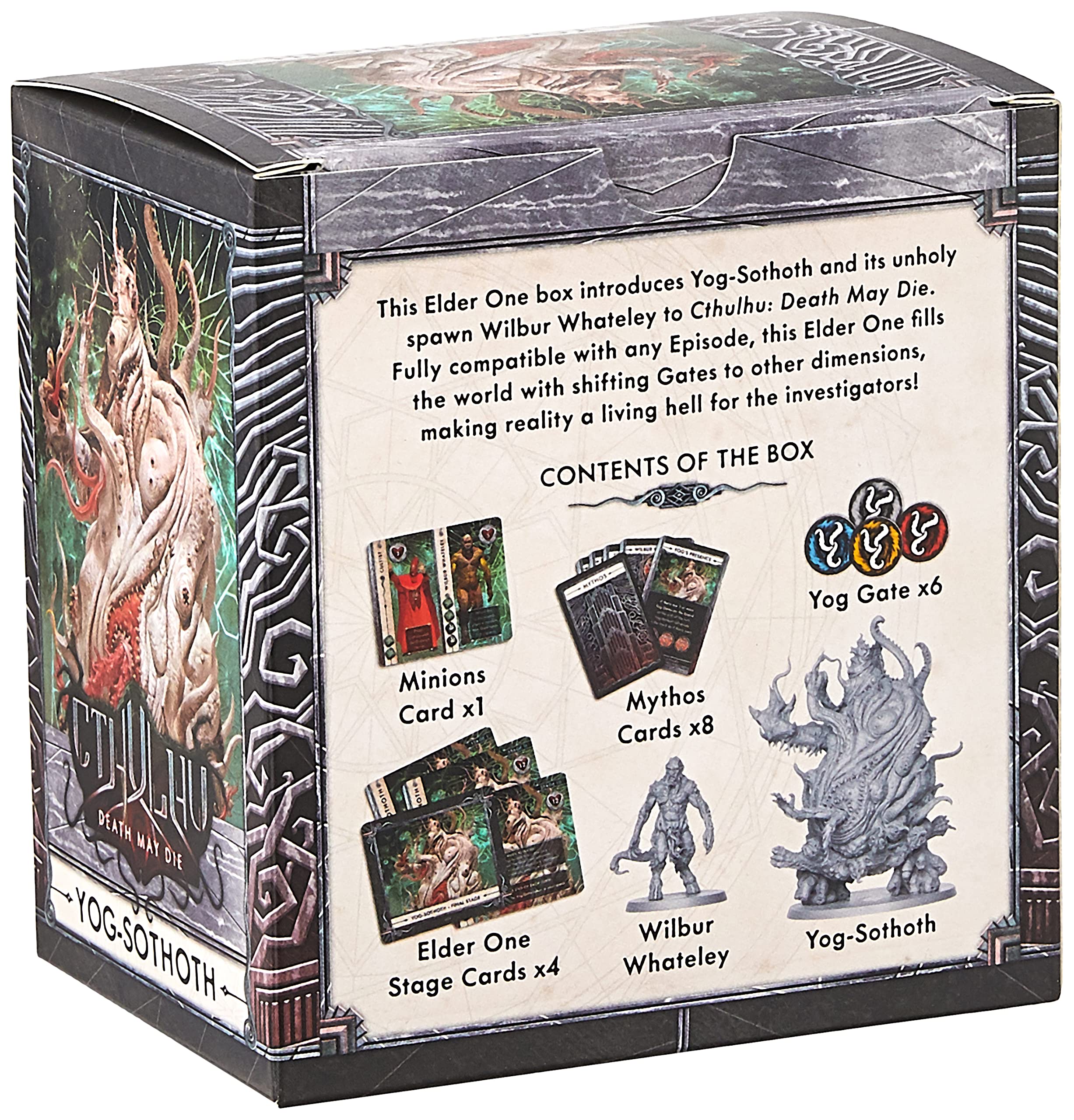 CMON Cthulu: Death May Die YOG-Sothoth Board Game Expansion | Horror Game | Mystery Game | Cooperative Game for Adults and Teens | Ages 14+ | 1-5 Players | Average Playtime 90-120 Minutes | Made
