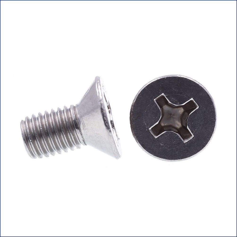 Prime-Line 9001699 Machine Screws, Flat Head, Phillips Drive, 1/4 in-28 X 1/2 in (10 Pack)