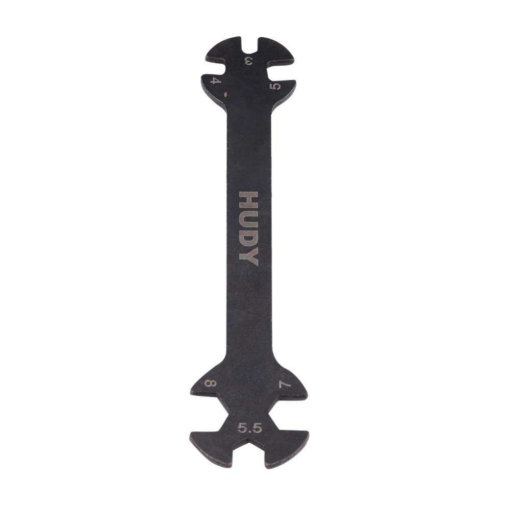 Dilwe Metal Wrench for RC Car, Remote Control Model Toy Tool Multi-function Wrench for RC Car