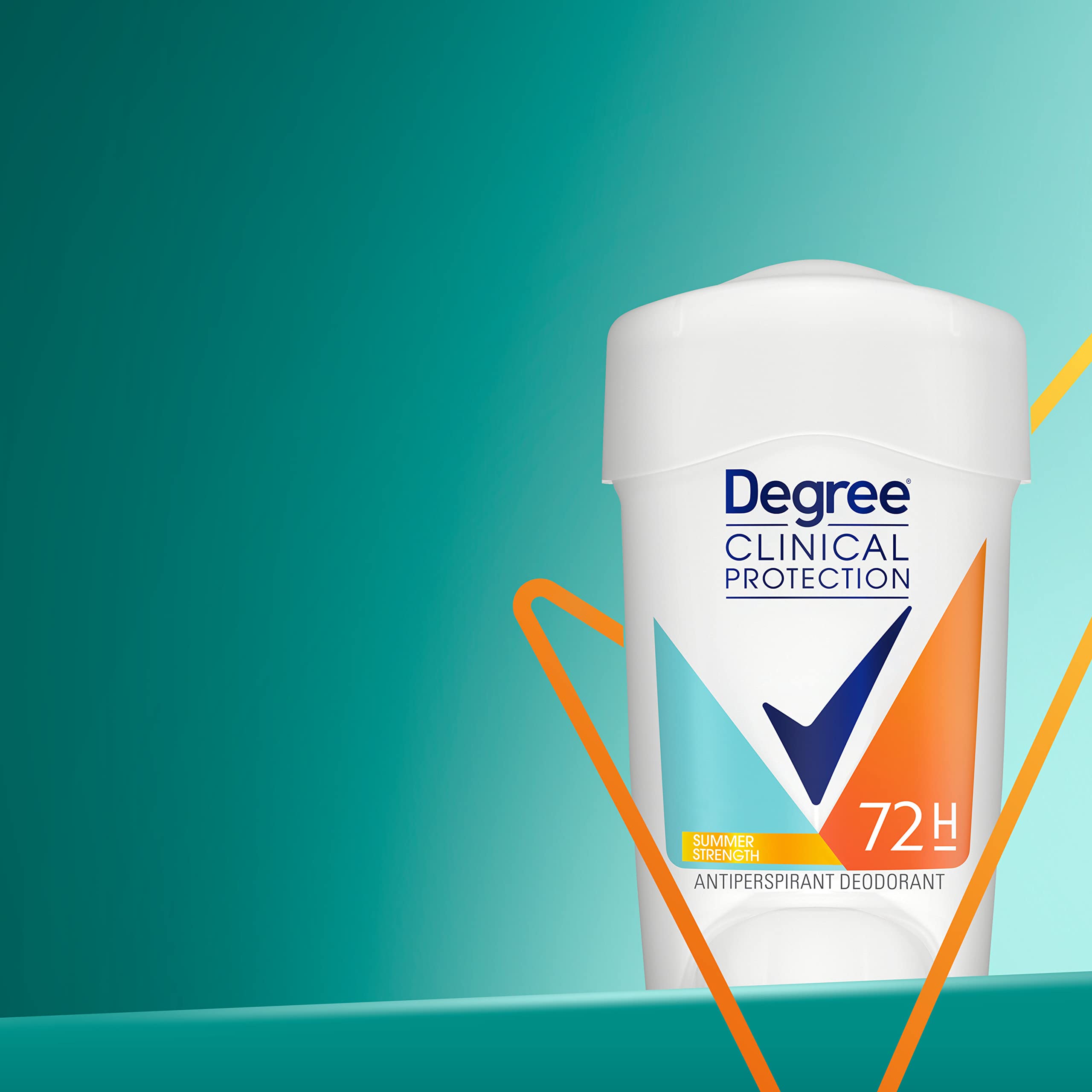 Degree Clinical Protection Antiperspirant Deodorant 72-Hour Sweat & Odor Protection Summer Strength Antiperspirant for Women 1.7 oz