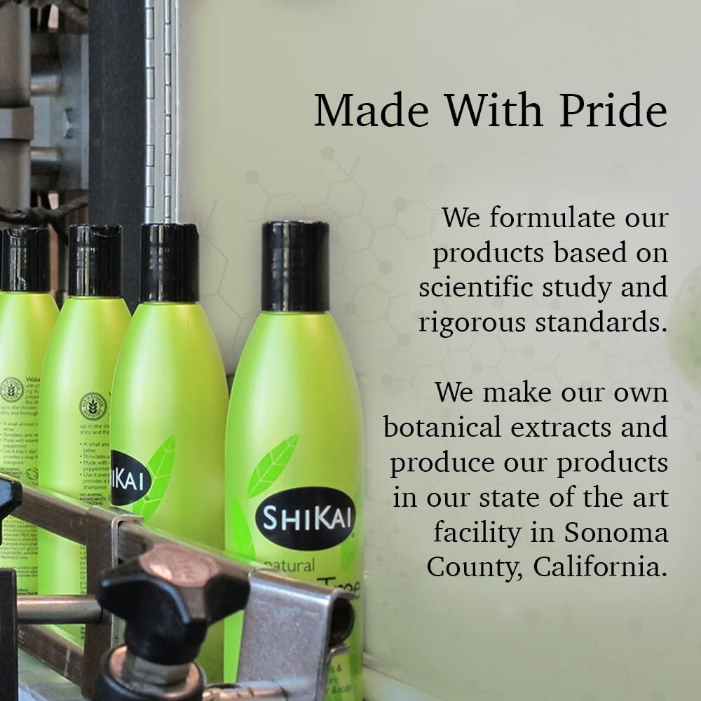 ShiKai Tea Tree Conditioner (24 oz) | Repair Hair, Refresh & Stimulate Scalp | With Revitalizing Peppermint, Tea Tree & Hydrating Jojoba Oil