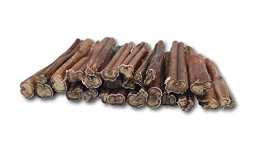 Top Dog Chews - Thick 6 Inch Bully Sticks, 100% Natural Beef, Free Range, Grass Fed, High Protein, Supports Dental Health & Easily Digestible, Dog Treat for Small, Medium & Large Dogs, 12 Pack