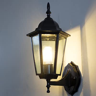 Enlylyog European Style Wall Lamp Outdoor Waterproof Aisle Balcony Retro Garden Lamp Outdoor Corridor Garden Villa Home Modern Fashion Lamp