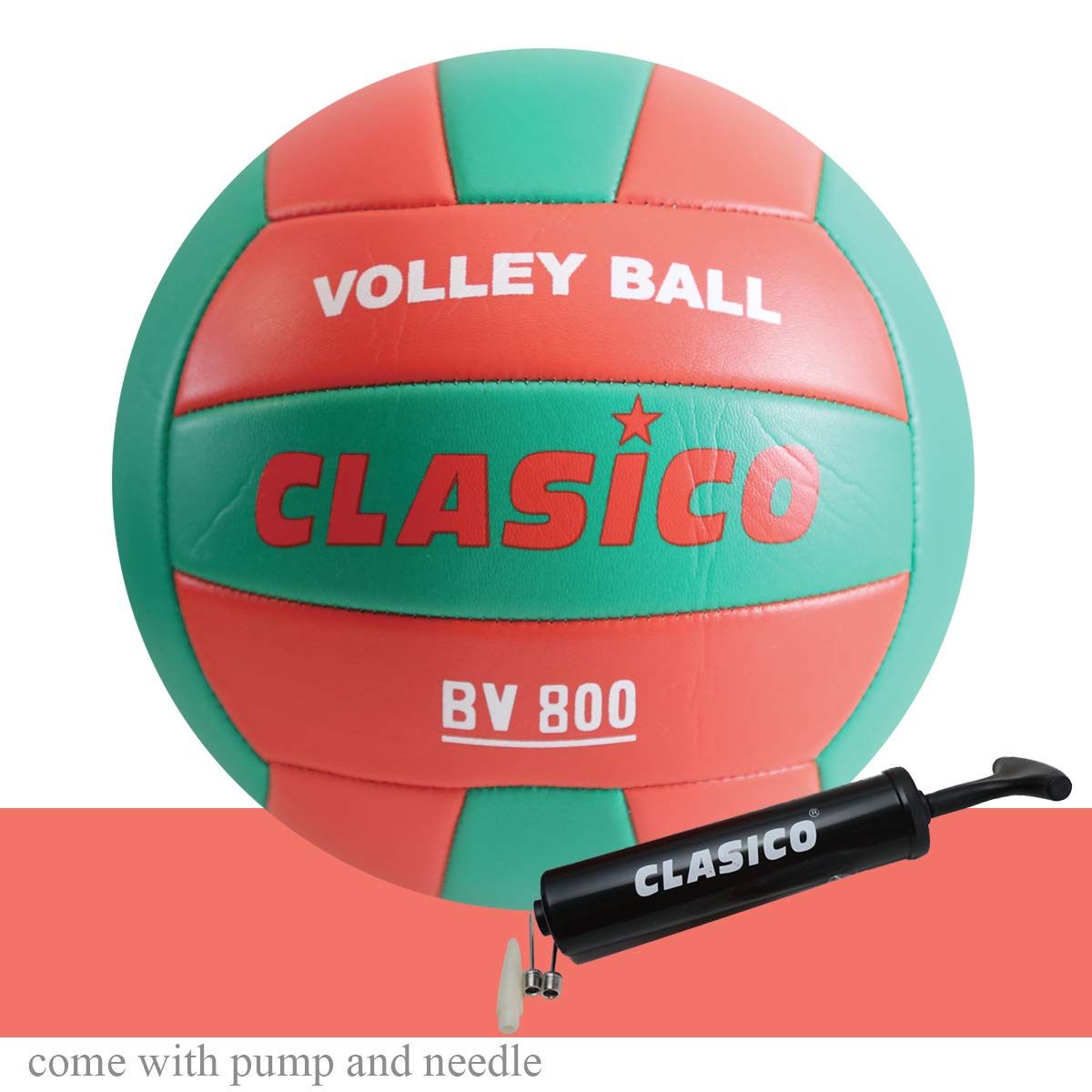 Actvivid Clasico Outdoor Beach Volleyball Gifts for Childs,Come with Pump and Needle (Red)