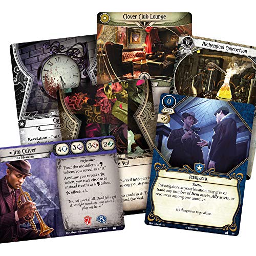 Fantasy Flight Games Arkham Horror The Card Game The Dunwich Legacy Investigator Expansion | Horror Game | Cooperative Mystery Game | Ages 14+ | 1-2 Players | Avg. Playtime 1-2 Hours | Made
