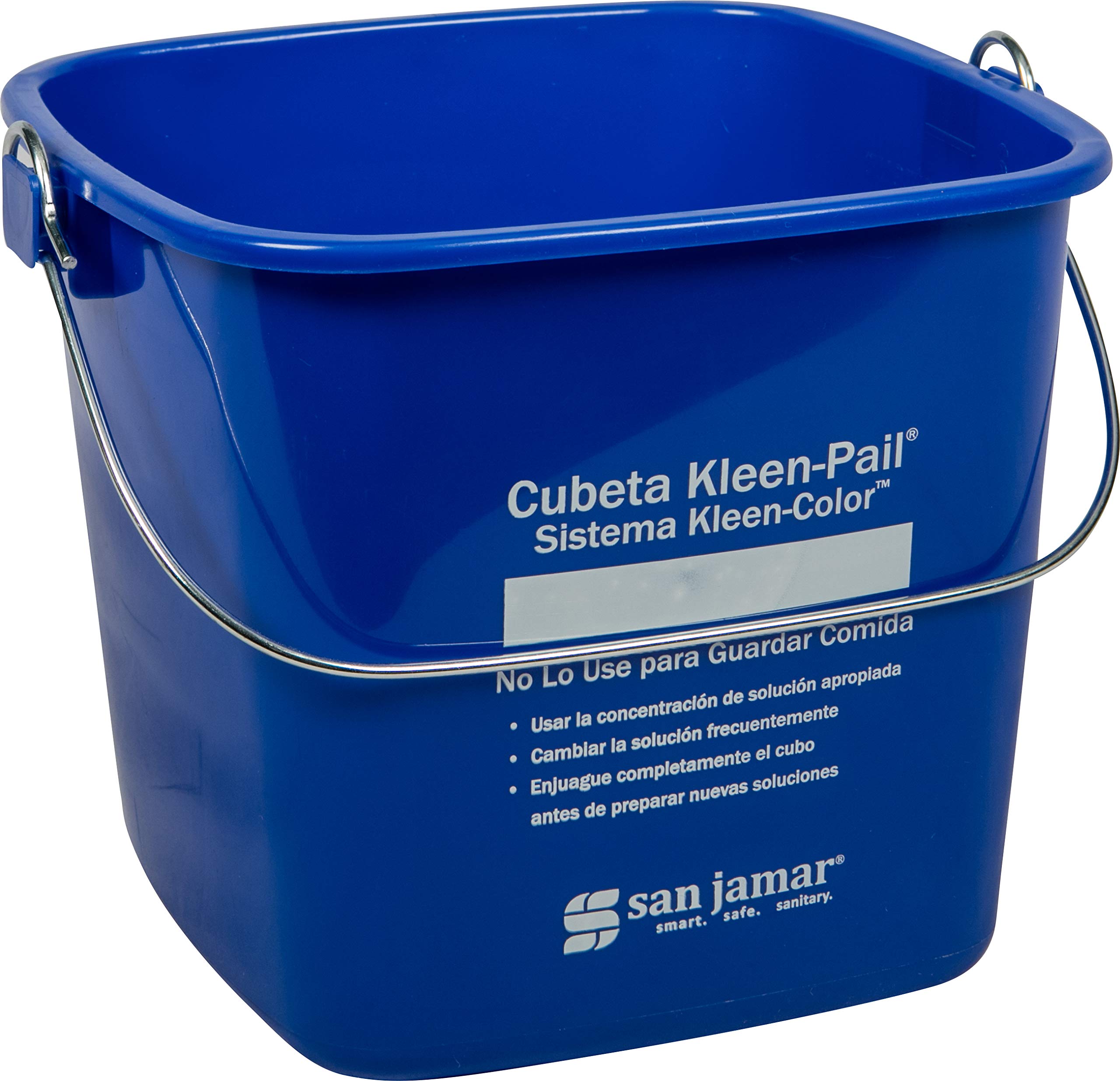 Carlisle Paddles San Jamar KP320GN Kleen-Pail Commercial Cleaning Bucket, 10 Quart, Green
