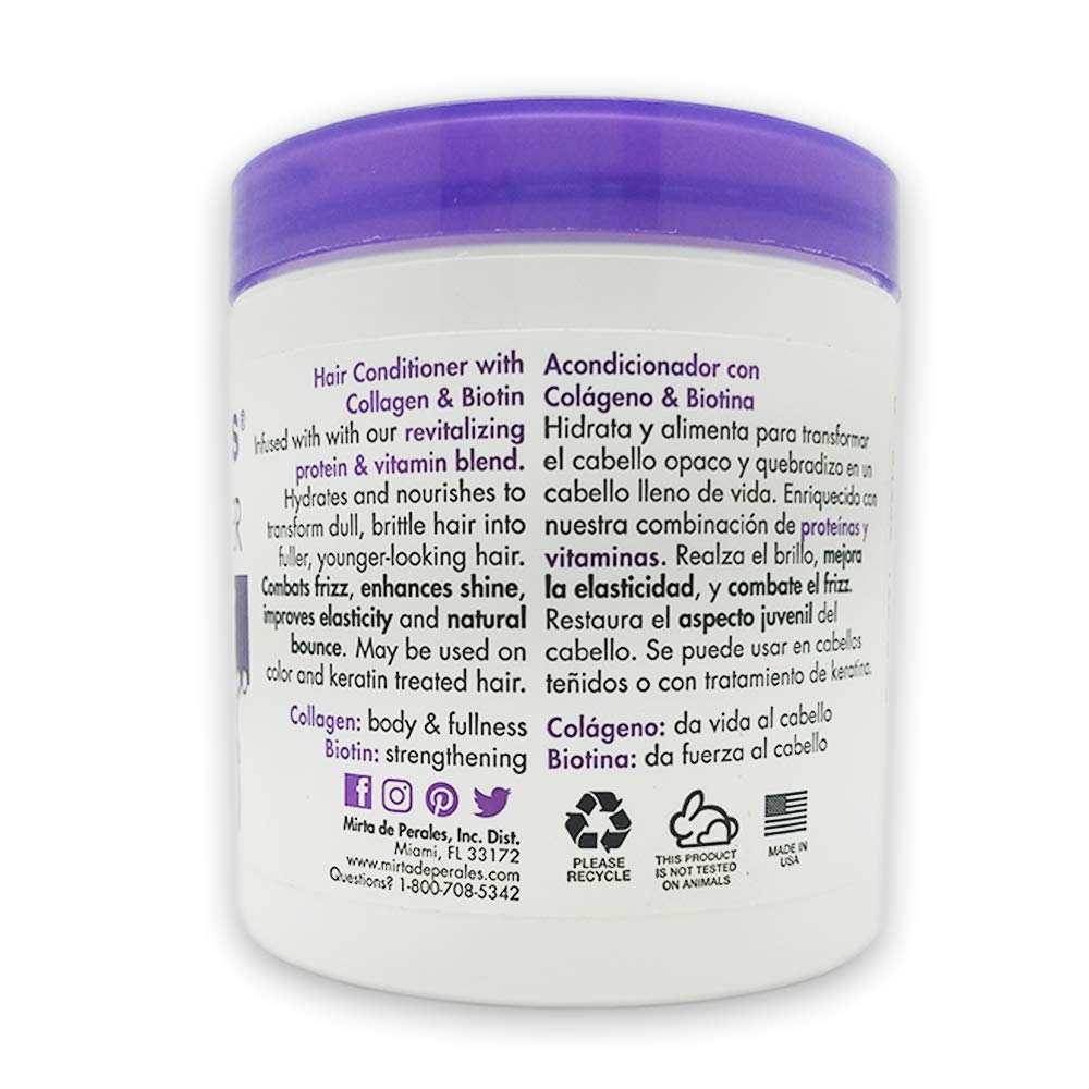 Mirta De Perales Hair Conditioner with Collagen & Biotin 6 oz