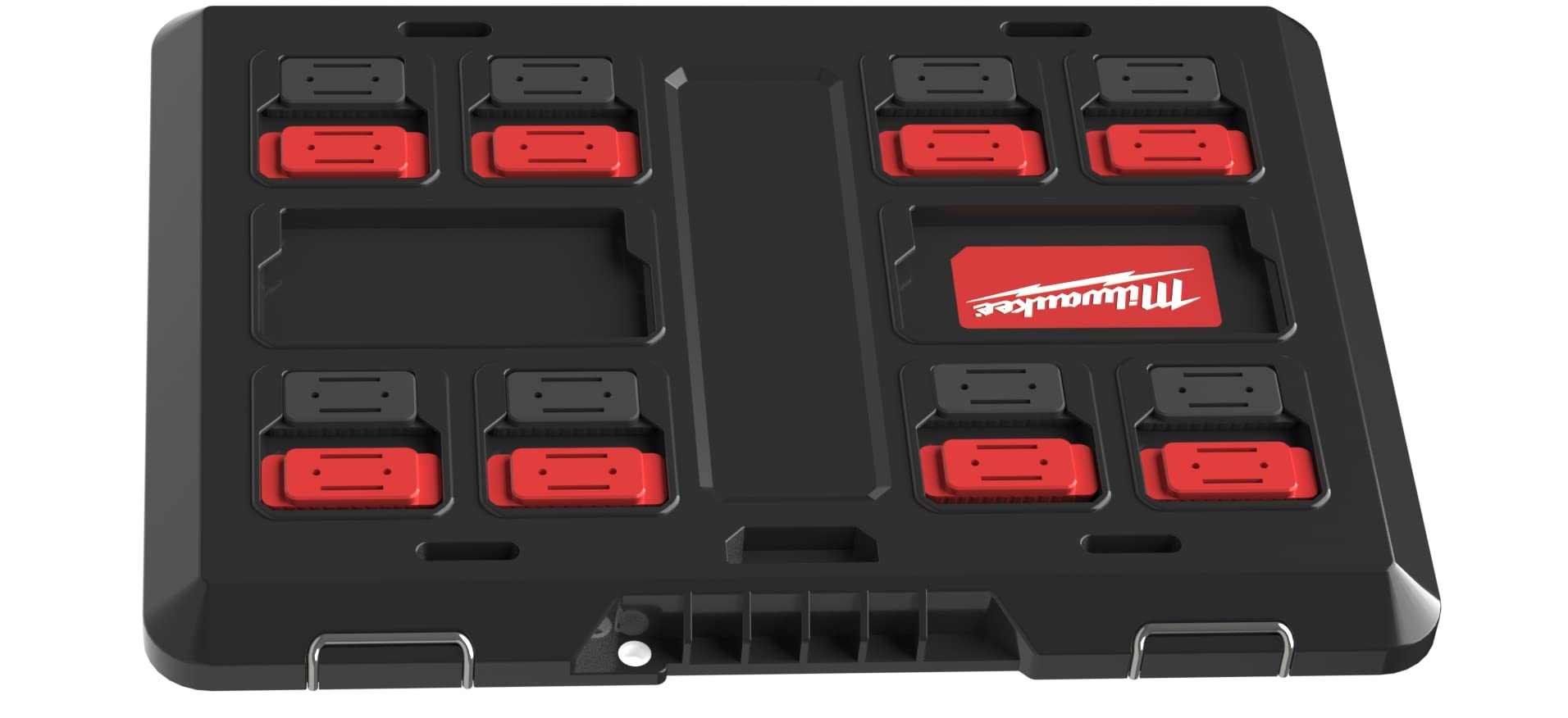 NyVoozy(20pcs-Red Feet Mounting System,Mounting Feet for Milwaukee Packout, Mounting Feet for Milwaukee Packout System