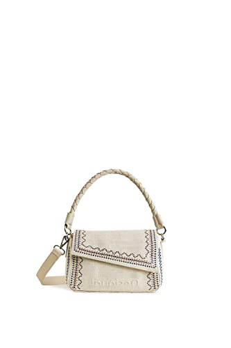 Desigual woMens Casual Hand Bag, White, U US