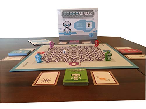 CoderMindz Game for AI Learners! NBC Featured: First Ever Board Game for Boys and Girls Age 6+. Teaches Artificial Intelligence and Computer Programming Through Fun Robot and Neural Adventure!